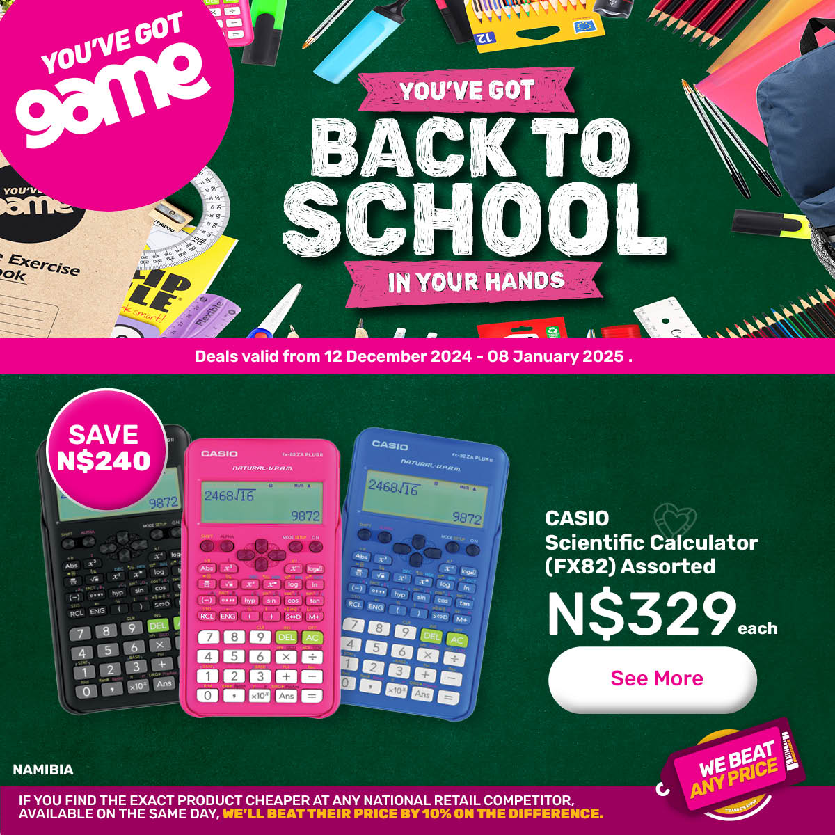 Game Namibia | About Game & Promises